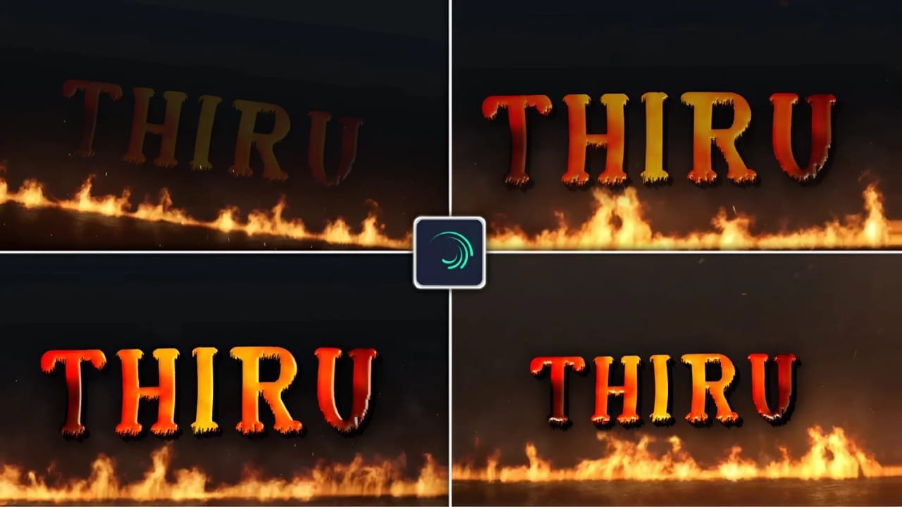Fire Name Intro Video Editing in Alight Motion - AKASH MAFIYA